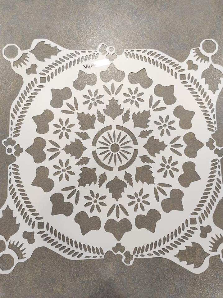 Trafaretas sienų dekorui daugkartinis| VALPAINT Art.213 Pictus stencil