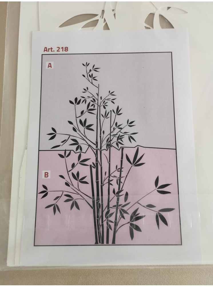 Trafaretas sienų dekorui daugkartinis| VALPAINT Art.218 A+B Pictus stencil